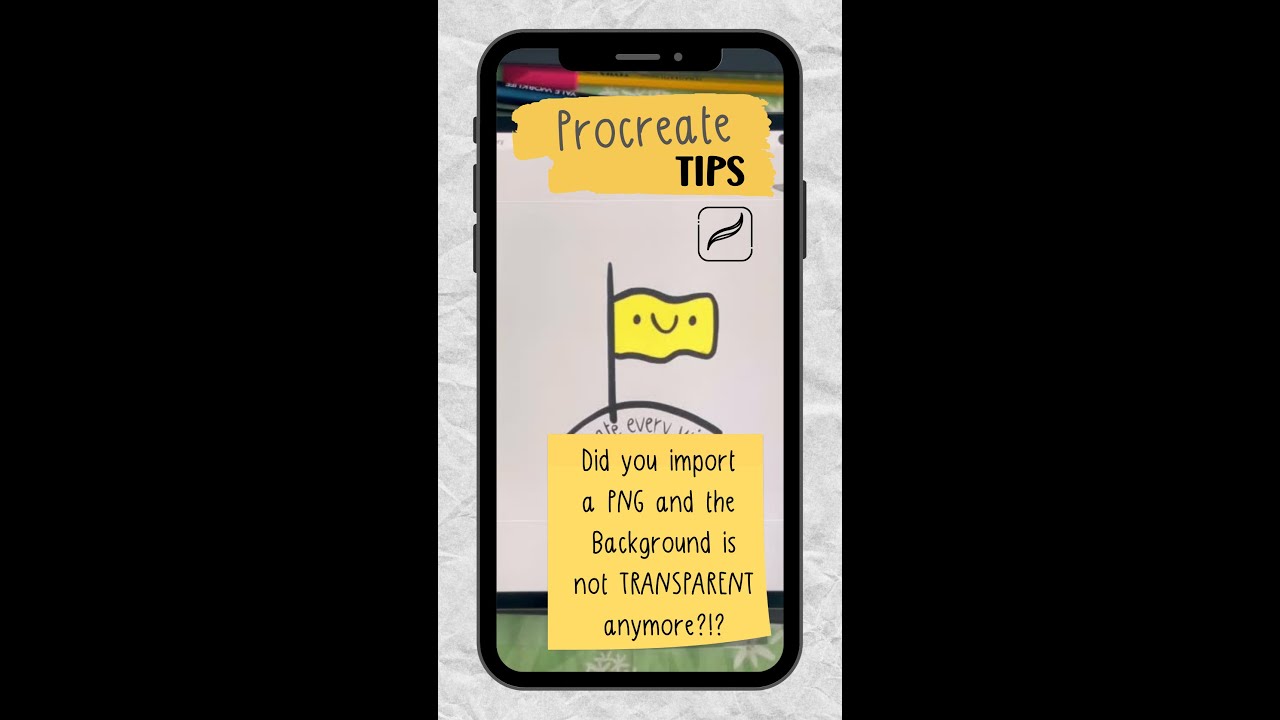 Procreate Tips: How to fix PNG files that aren't transparent anymore