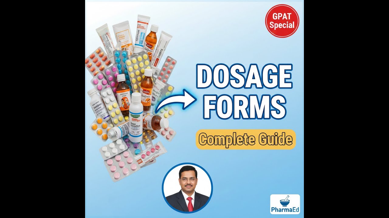 Complete Dosage Forms Guide | Tablets, Capsules, Solutions Explained | Pharmaceutics Made Easy