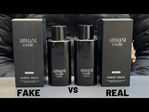 Fake vs Real Armani Code Homme Parfum 125 ml Perfume / How to spot fake Armani Code Fragrance