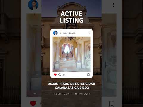 ACTIVE LISTING 📢🏘 25305 PRADO DE LA FELICIDAD CALABASAS, CA 91302 #shorts