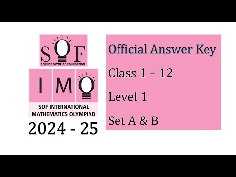 IMO 2024 Official results Level 1 Set A & B @mathsclassroom028