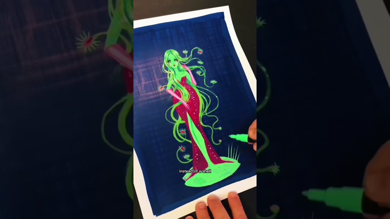 Venus Fly Trap 🪴 Prints available in description #pidgindoll #venusflytrap #drawings #illustration