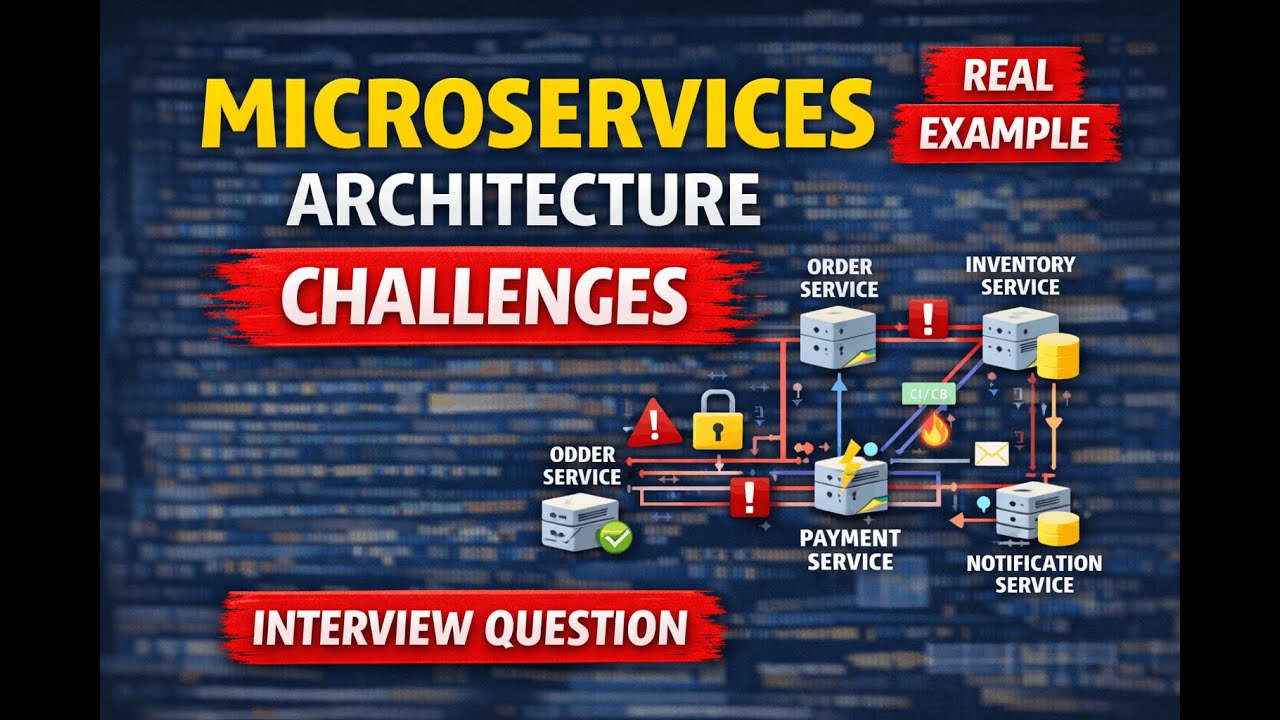 Microservices Architecture Challenges | Explained with Real Project Example  Interview Question
