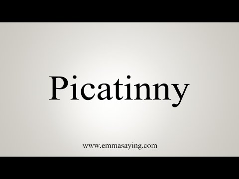 How To Say Picatinny