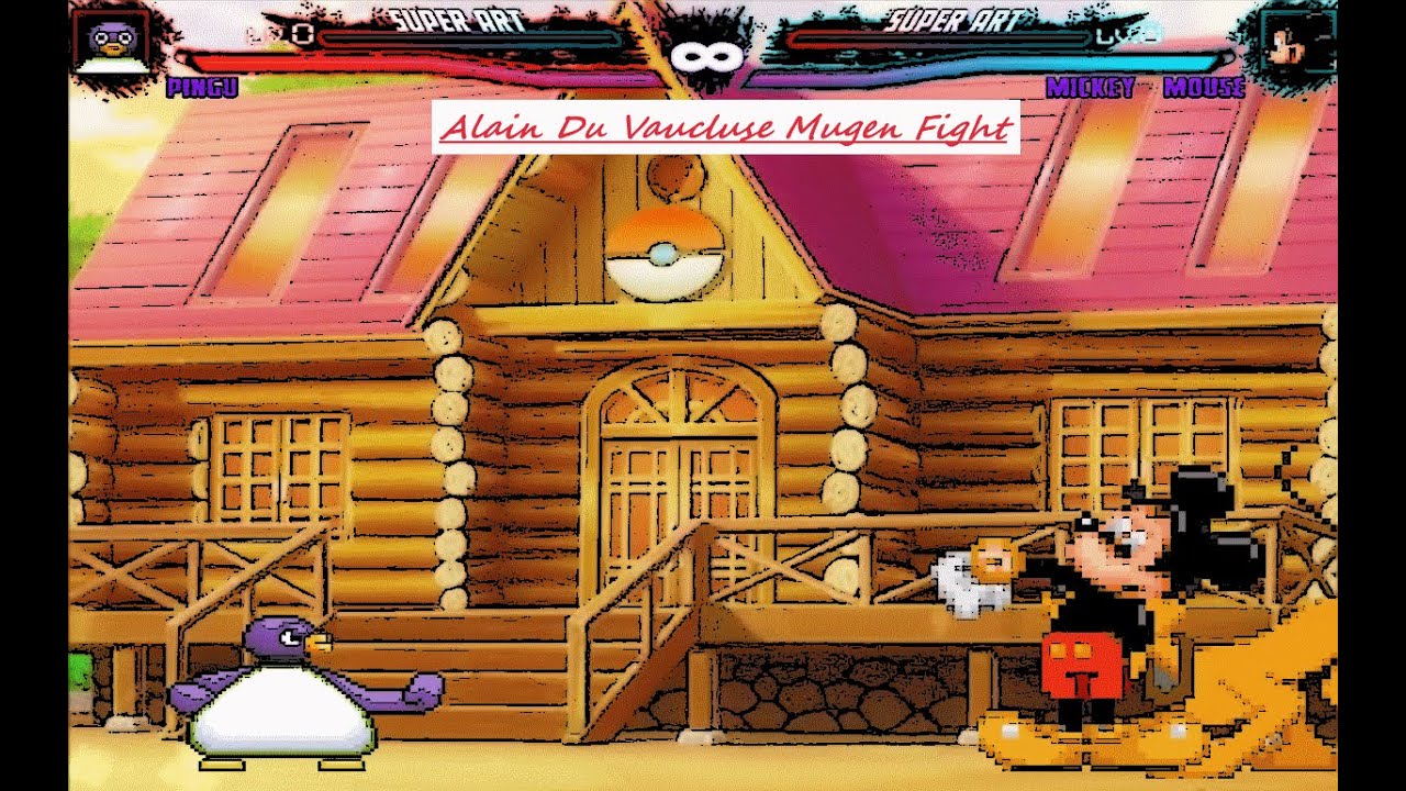 Mugen : Pingu Vs Mickey Mouse (Request)