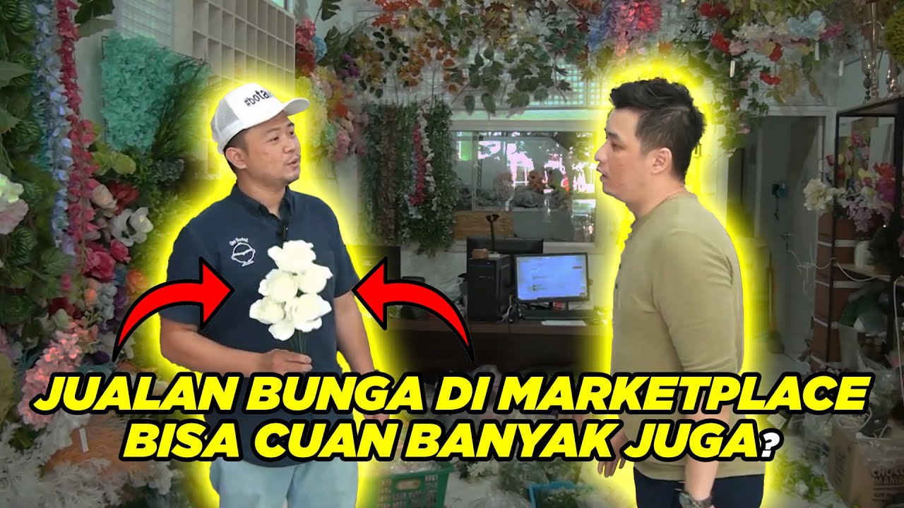 GREBEK TOKO BUNGA ARTIFISIAL TERBESAR DI SURABAYA