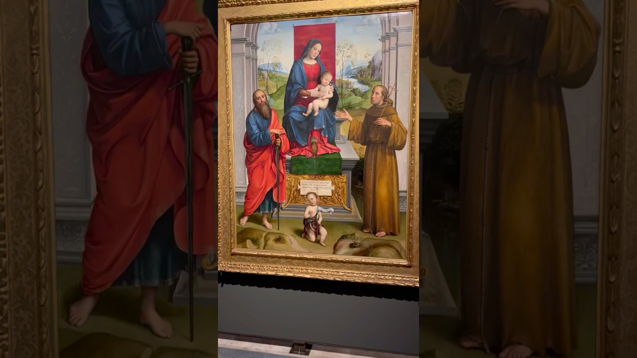 Italian Renaissance paintings in National Art Gallery of Bologna, Italy