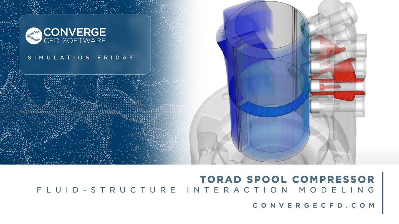 Simulation of the TORAD Spool Compressor With CONVERGE