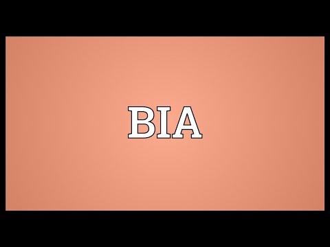 BIA Meaning
