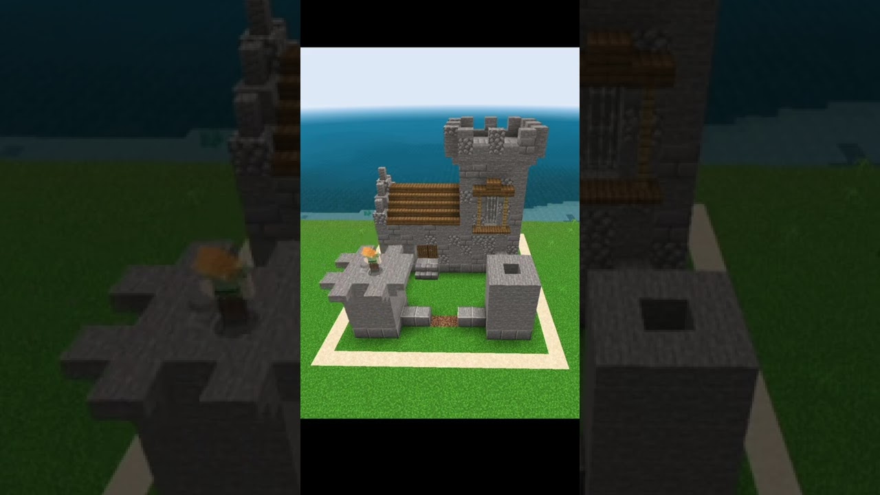 Minecraft: How To Build One Chunk Small Castle 🏰