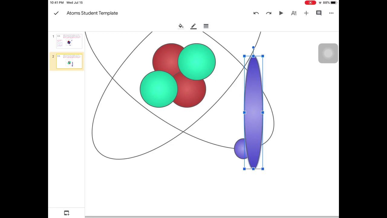 How to Make Atom Models in Google Slides