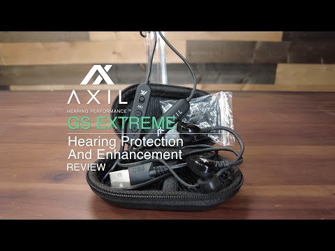Axil GS Extreme With Bluetooth Wireless Electronic Earbuds - Black ...