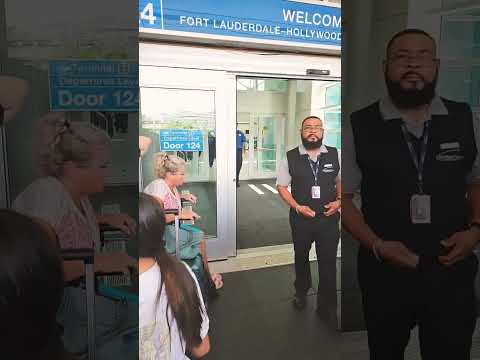 evacuating terminal 1 Fort Lauderdale #airport #fll