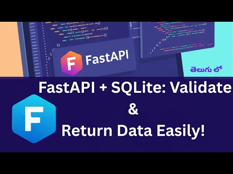 FastAPI with SQLite | model_validate() and response_model Explained Step-by-Step | Telugu