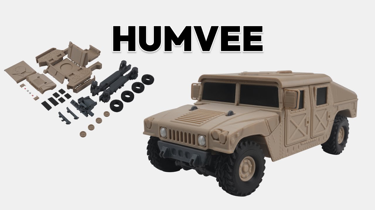 Humvee Ver 2.0 @GOODesignlabs | Printing and Assembling the 3D Model