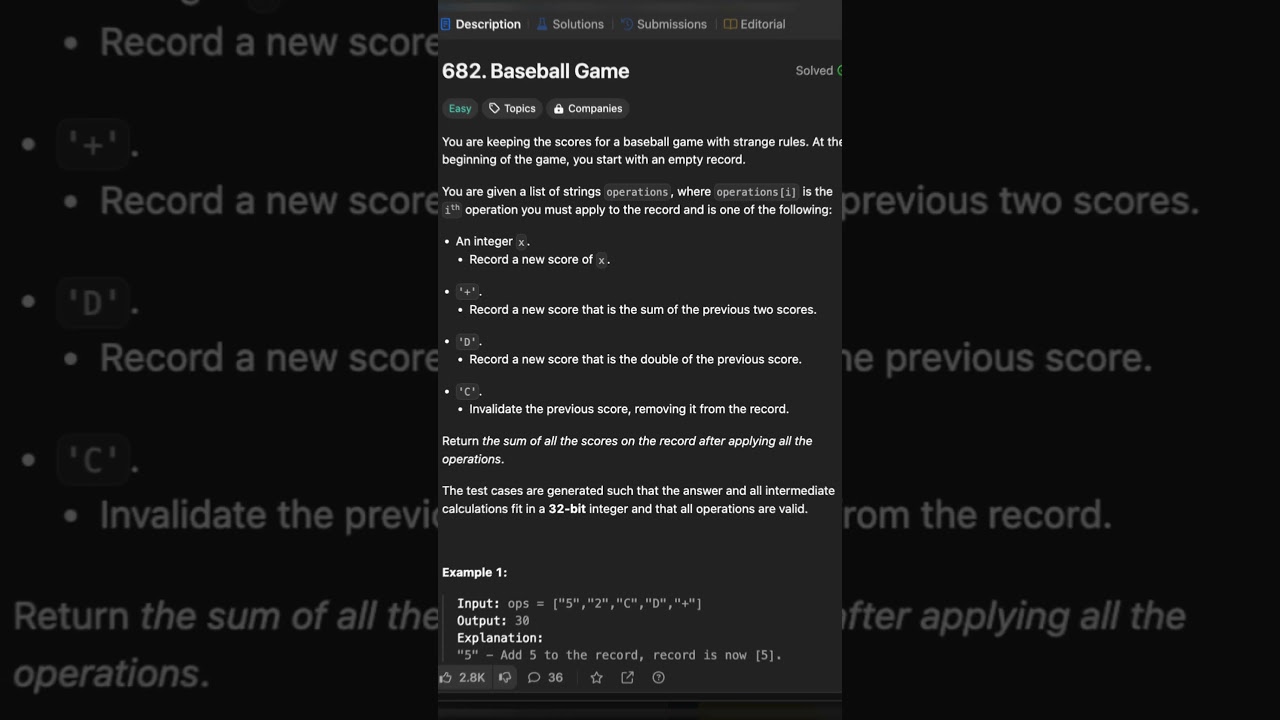 DAY 32/100: 100 Days Of Code & DSA Challenge....✅ #100dayschallenge #leetcode #coding #dsa