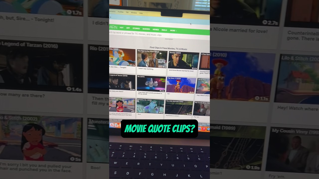 Looking for a movie quote clip? Here’s our new favorite site for quotes! 🍿💬 Helpful Website 207