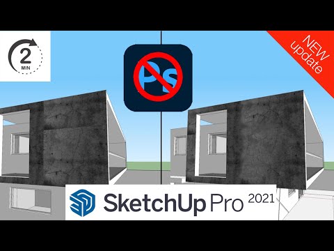 How To Make Seamless Textures in SketchUP in 2021