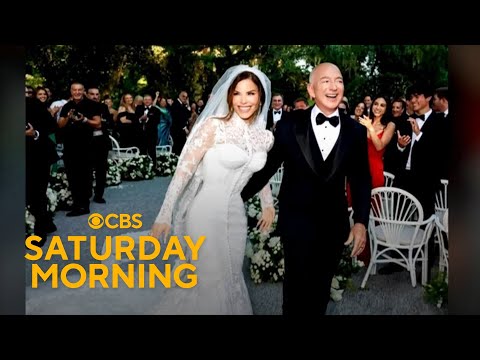 Jeff Bezos and Lauren Sanchez exchange vows in star-studded wedding ceremony
