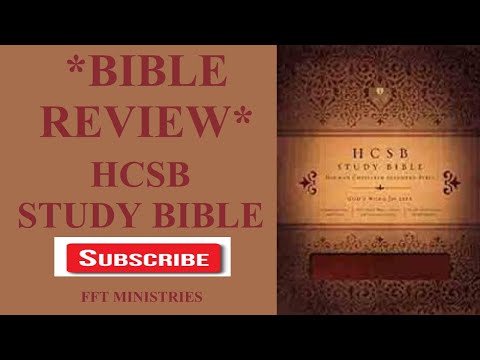 *BIBLE REVIEW* HCSB BIBLE