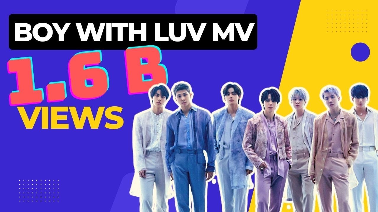 BTS Boy With Luv MV Hits 1.6 Billion views