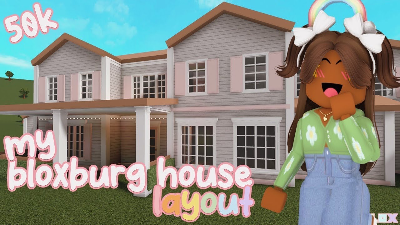 My BLOXBURG ROLEPLAY HOUSE LAYOUT! *UNFURNISHED* Roblox