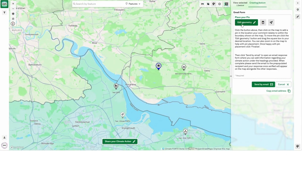 How To Guide: Using the Inner Forth Climate Action Map