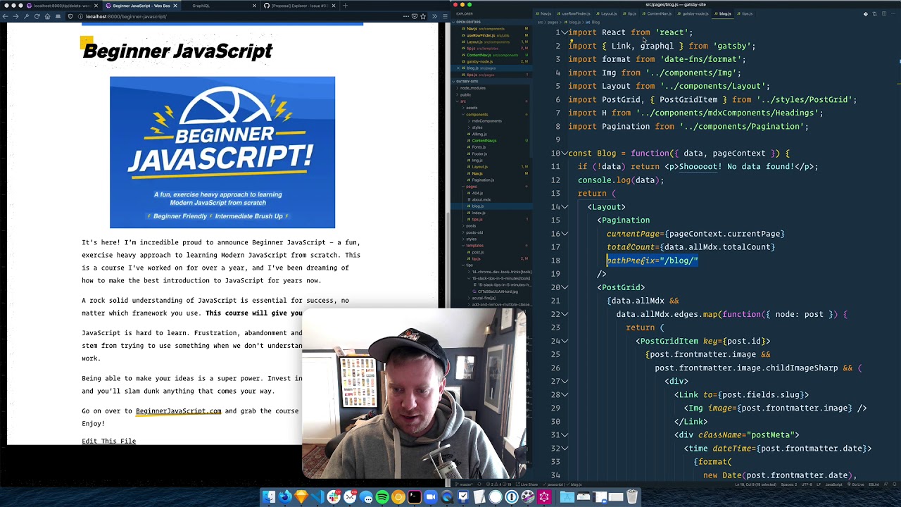 Gatsby Previous and Next Button Code Along