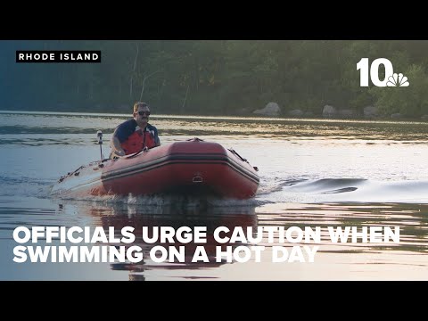 Officials urge caution when swimming on a hot day after two drownings