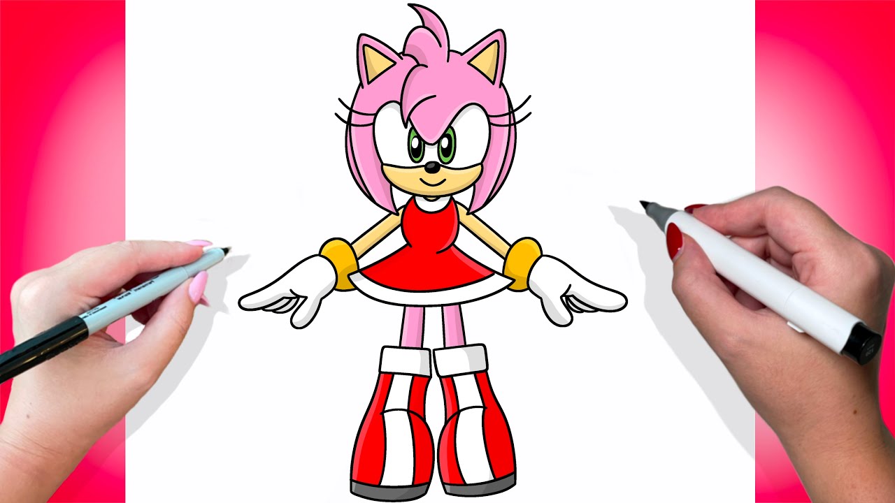 How To Draw Amy Rose | Sonic