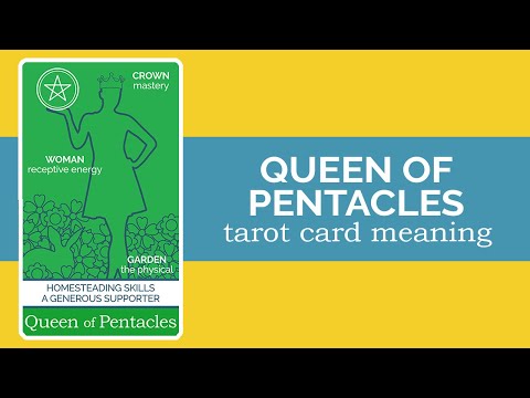 The Queen of Pentacles Tarot Card