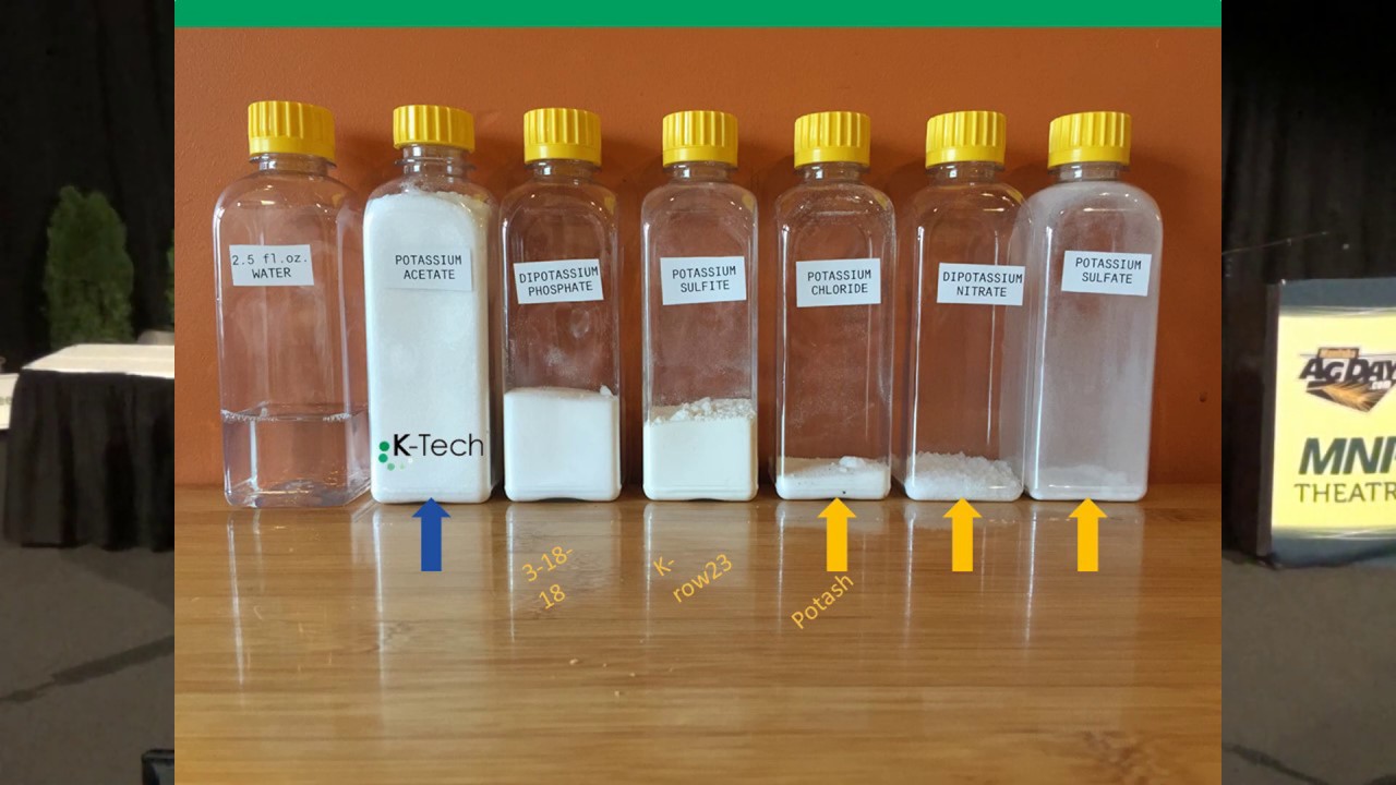 Balanced plant nutrition for optimum growth and development. - Phosphorous, Potassium