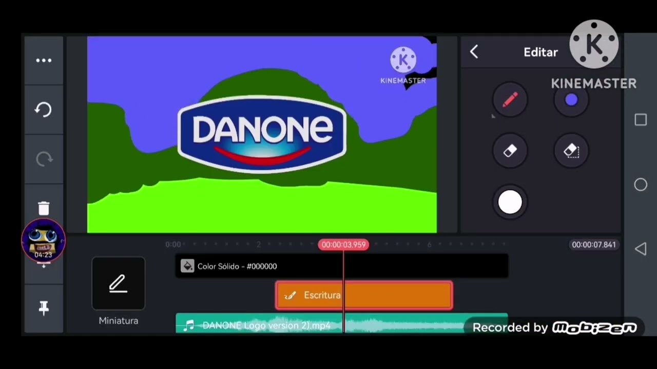 Danone logo (V2) Remake speedrun be like