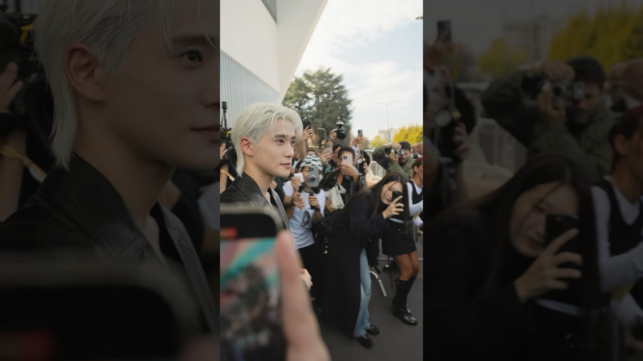 Prada Ambassador Jaehyun at Prada SS25 Womenswear Show.