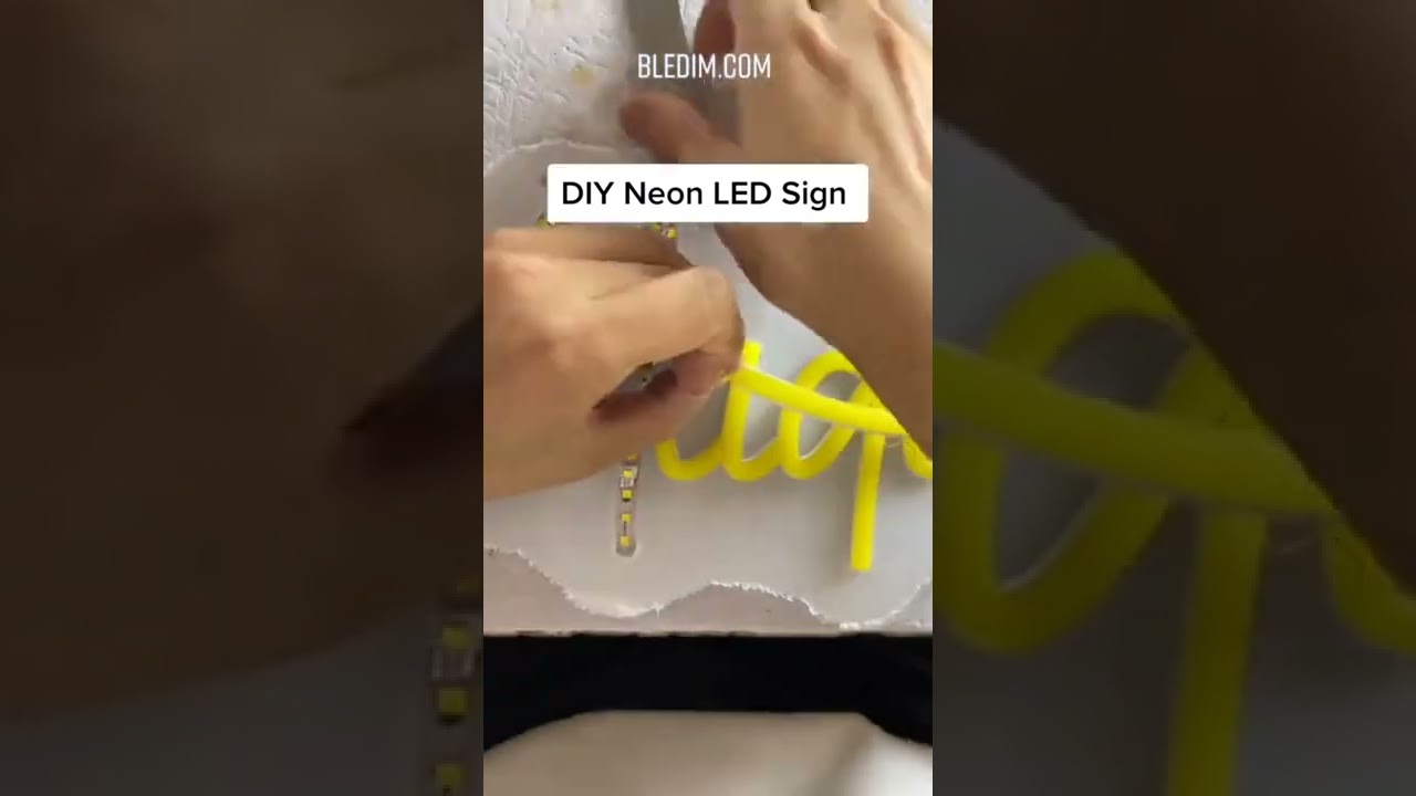 Neon Flex LED Sign Separated Silicone Diffuser S Type S Shape LED Strip Neon Sign Signage Materials