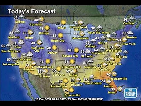 ESL: Understanding today's weather report from the United States