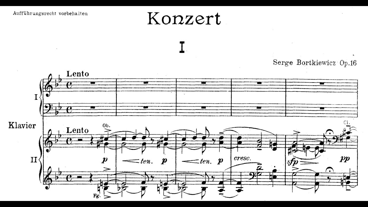 Bortkiewicz - Piano Concerto No. 1, Op. 16 [Chihiro Ishioka]
