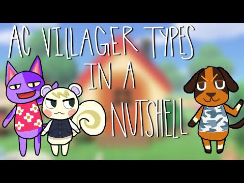 animal crossing personality types in a nutshell (meme)