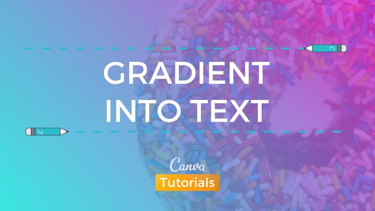 Canva: Insert a Gradient into Text
