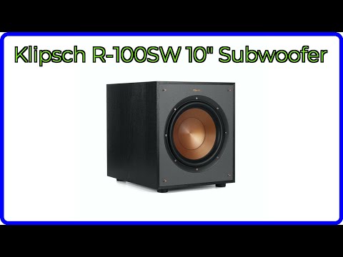 REVIEW (2025): Klipsch R-100SW 10" Subwoofer. ESSENTIAL details.