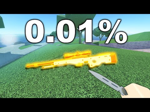 I Got The RAREST Gun in Roblox Arsenal..