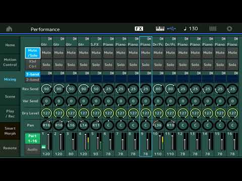 Espagnol - Flamenco Guitar XG MIDI Demo on Yamaha MODX+ / MONTAGE