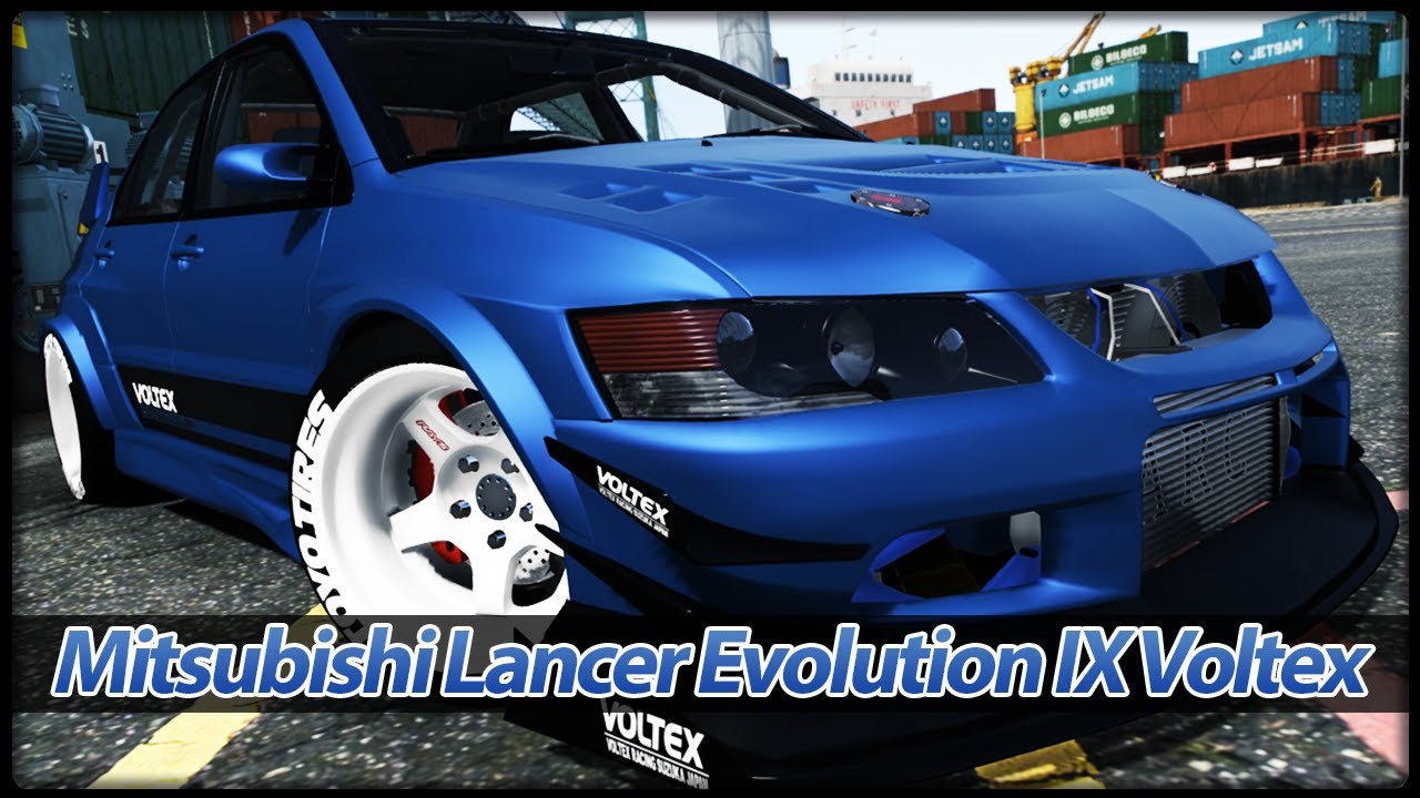 Mitsubishi Lancer Evolution IX Voltex v1.3 Patch - GTA 5