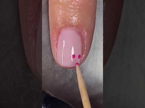 Use Toothpick For Heart Nail Art βοΈπ #shorts #heart