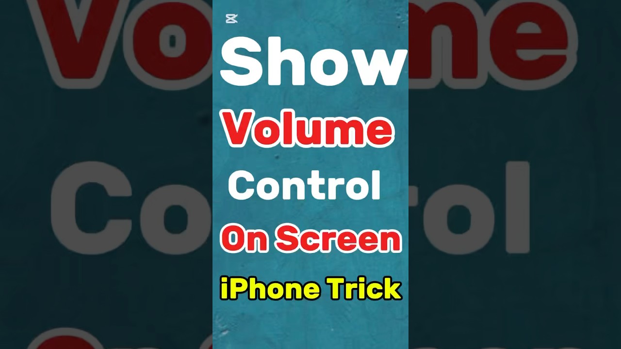 Always Show Volume Control in iPhone Settings | Hidden iPhone Feature You Must Enable !