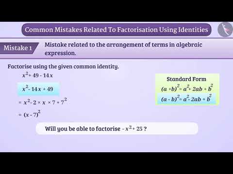 Factorisation using Identities: Part 3 Video Lecture - Mathematics for Super TET