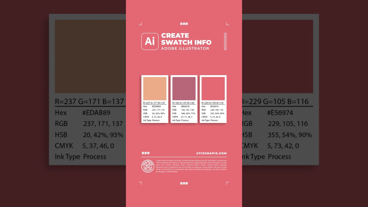 Get Color Code Automatically in Adobe Illustrator
