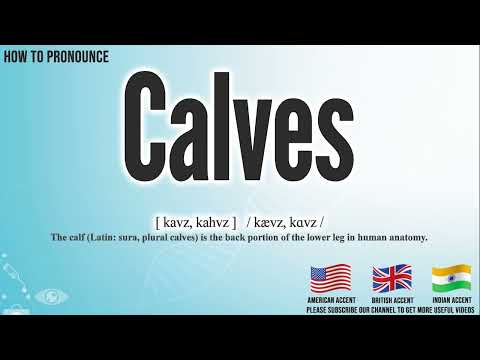 Calves Pronunciation | How to Pronounce (say) Calves CORRECTLY | Meaning Definition