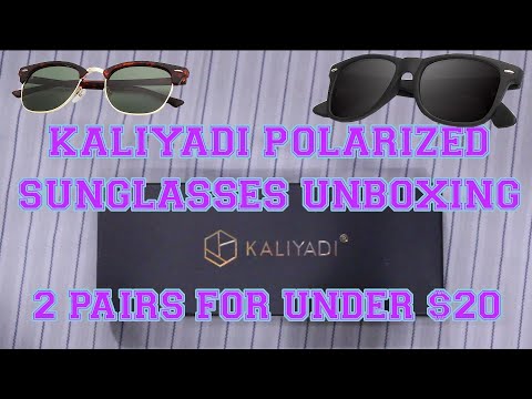 KALIYADI Polarized Sunglasses Unboxing Best Budget Sunglasses