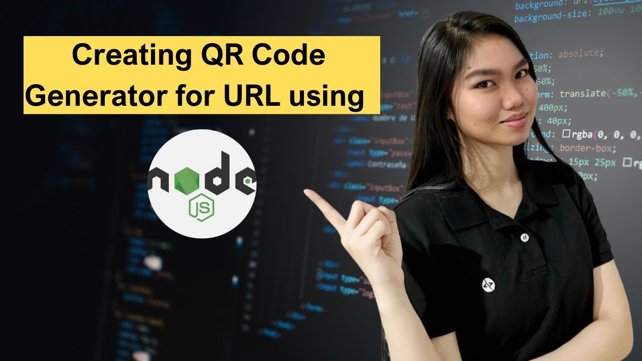 NodeJS Tutorial Series 05: Creating QR Code Generator for URL using NodeJS